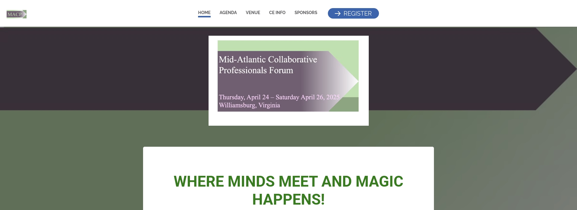 Mid-Atlantic Collaborative Professionals Inaugural Forum